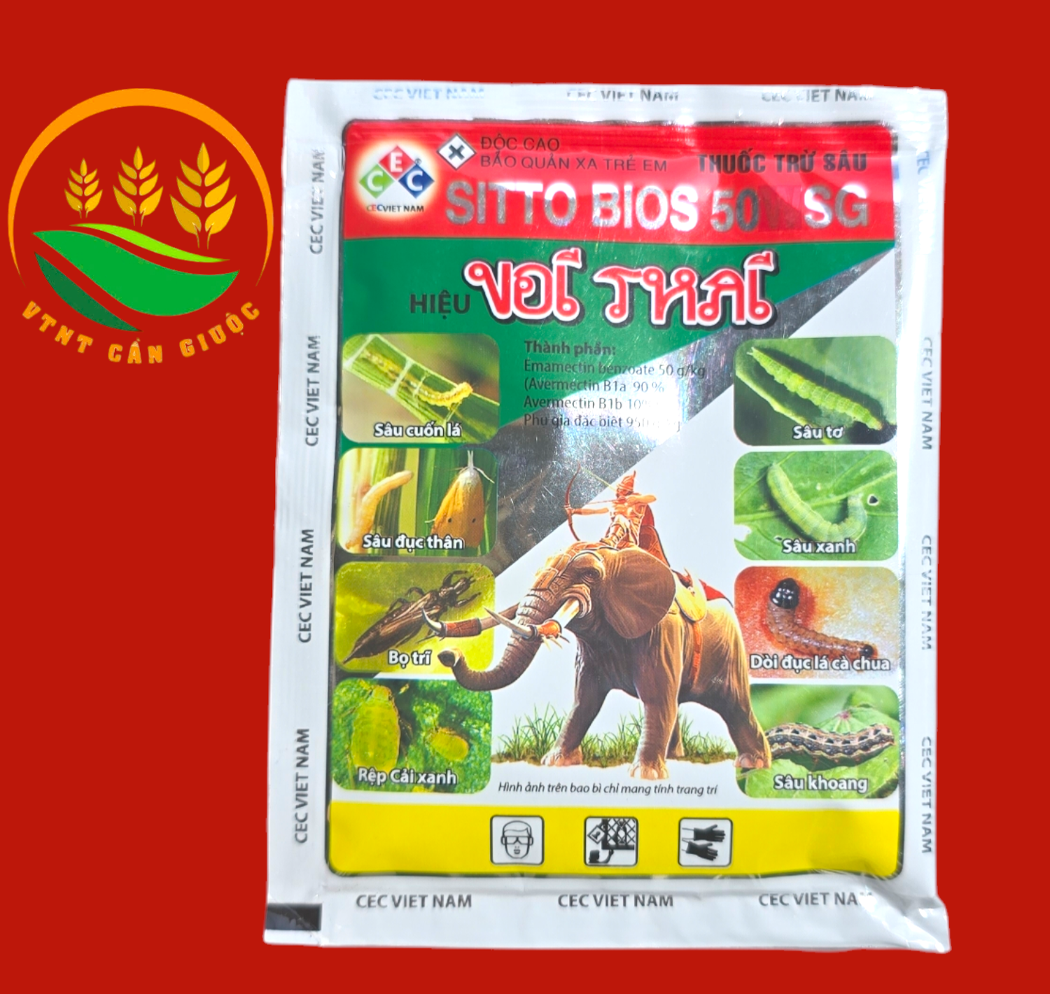 💎 Thuốc trừ sâu VOI THÁI SITTO BIOS 50 WSG (10g)💖 VOI THÁI